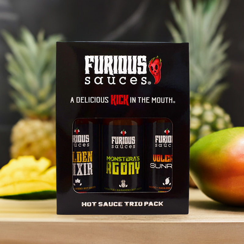 Tropicana Hot Sauce Trio Pack (3 Bottles) | Furious Sauces